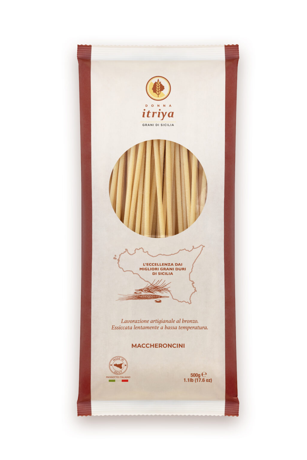 Traditional Line – Maccheroncini – Donna Itriya – Grani di sicilia